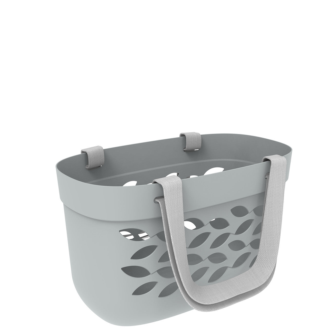 30L Fleur Pattern Flexi Carry Basket With Fabric Handles — Ezy Storage