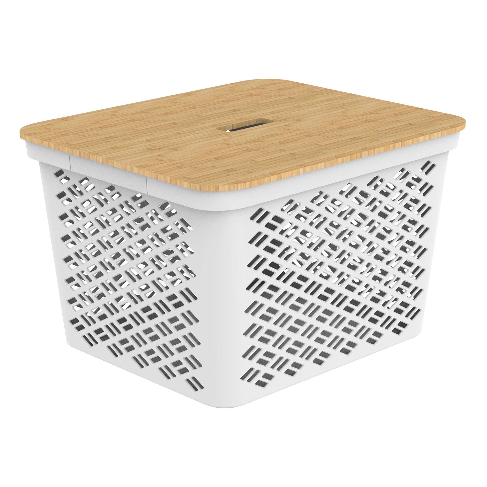 Brickor Deep Lidded Touch Basket