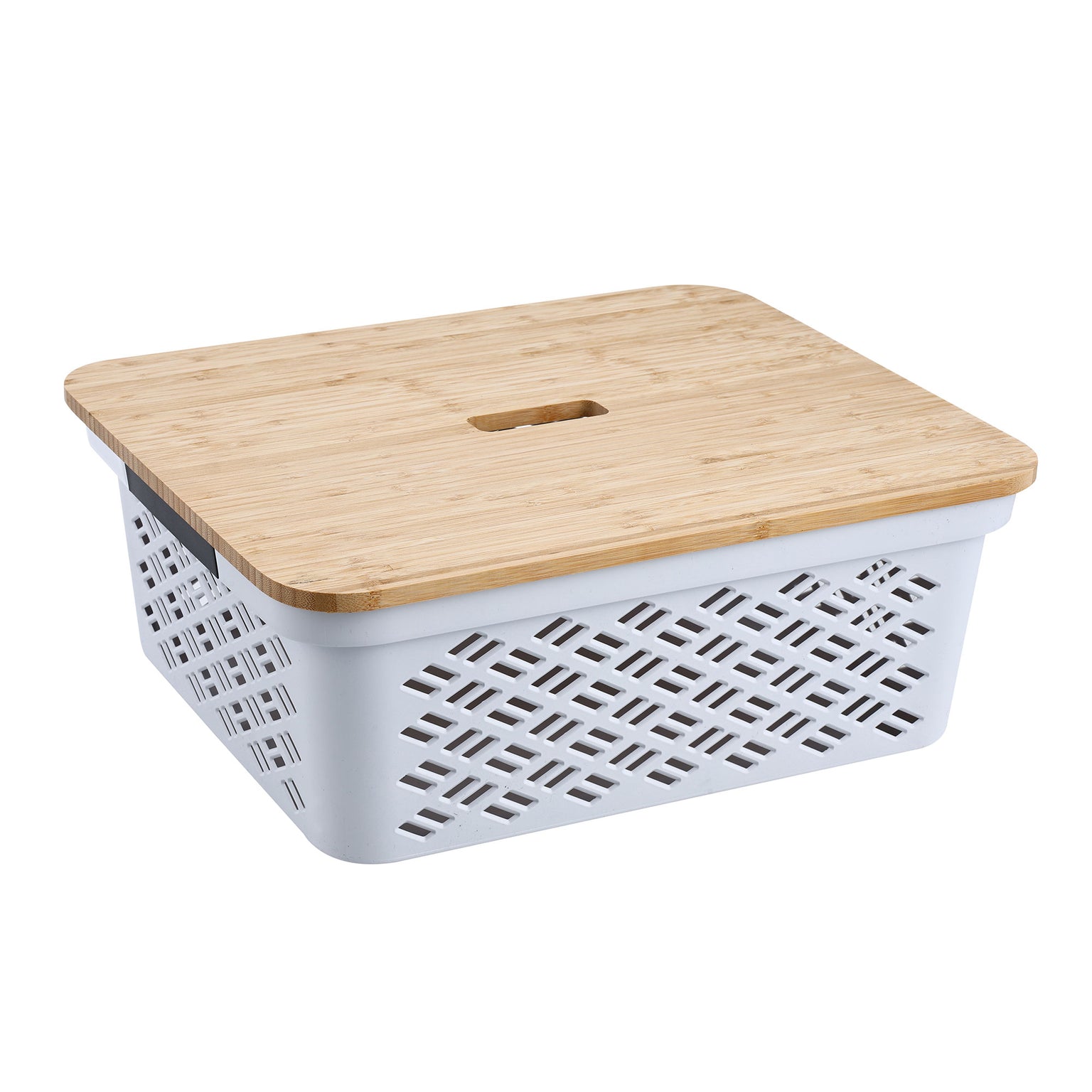 Brickor Large Basket With Bamboo Lid