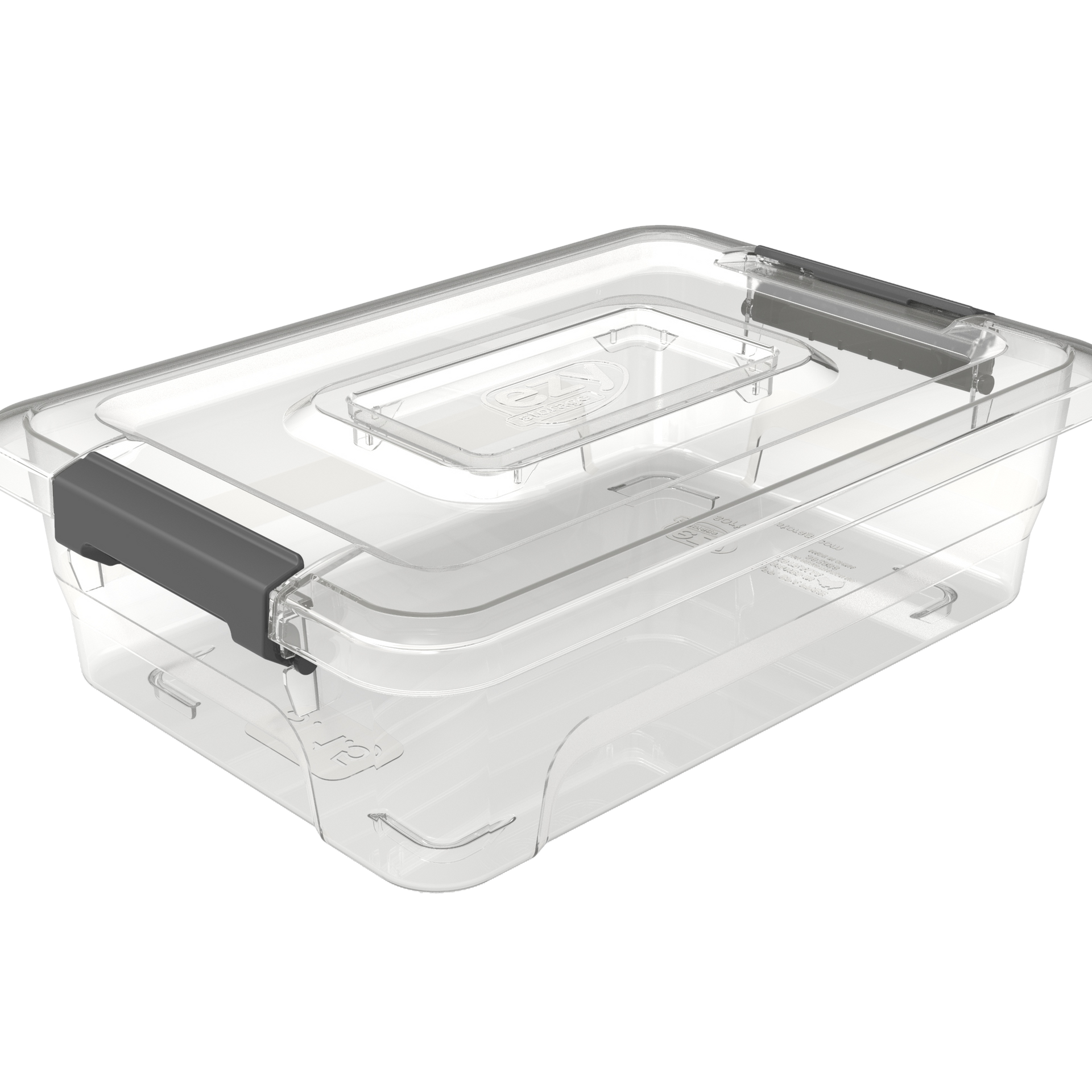 1.5L Clip Lock Container Clear