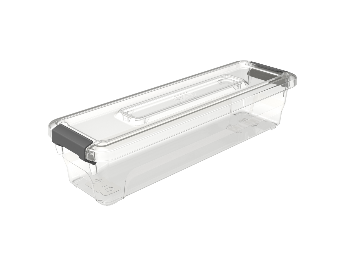 1L Clip Lock Container Clear — Ezy Storage