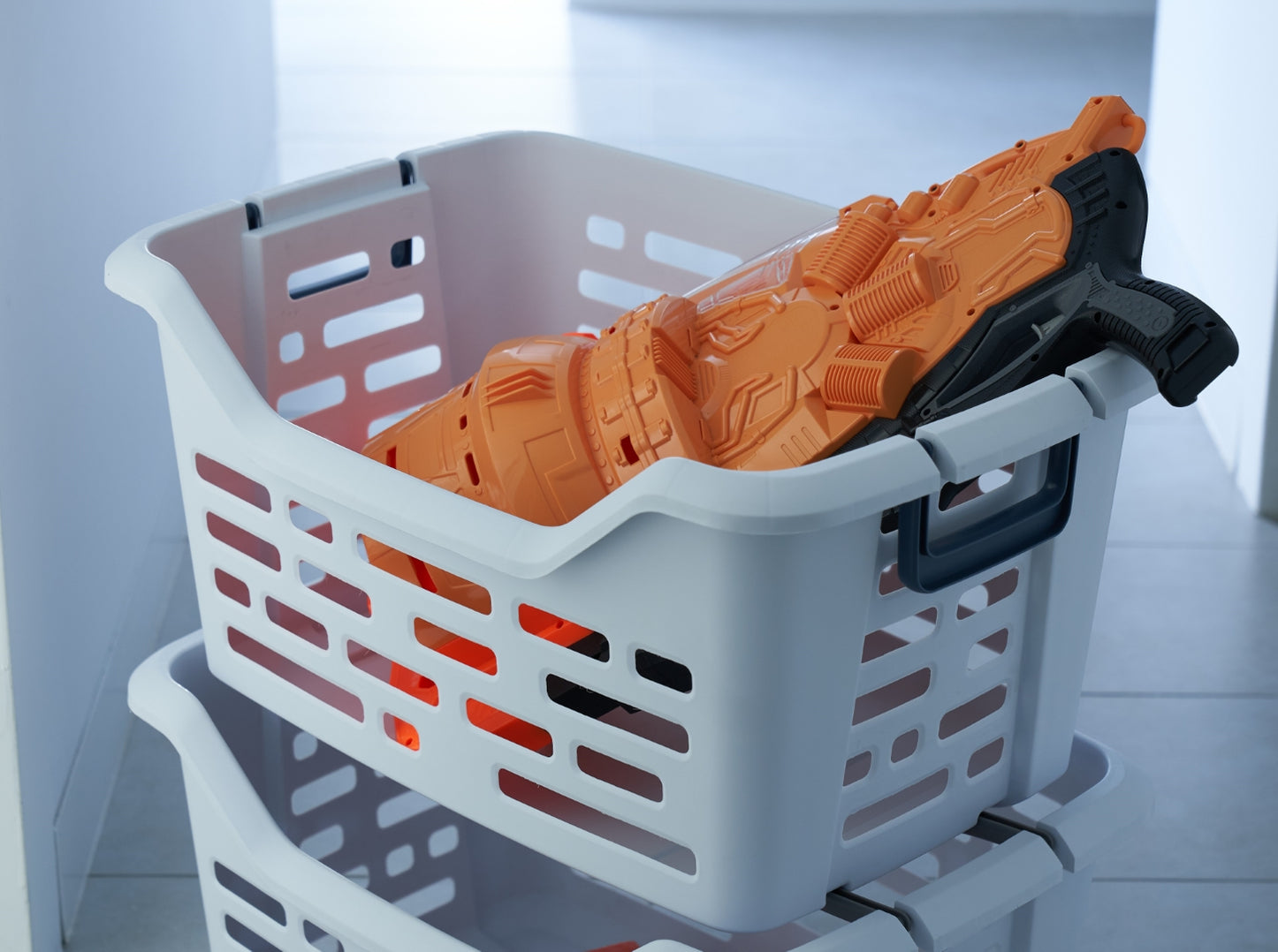 48L Linea Stackable Laundry Basket — Ezy Storage