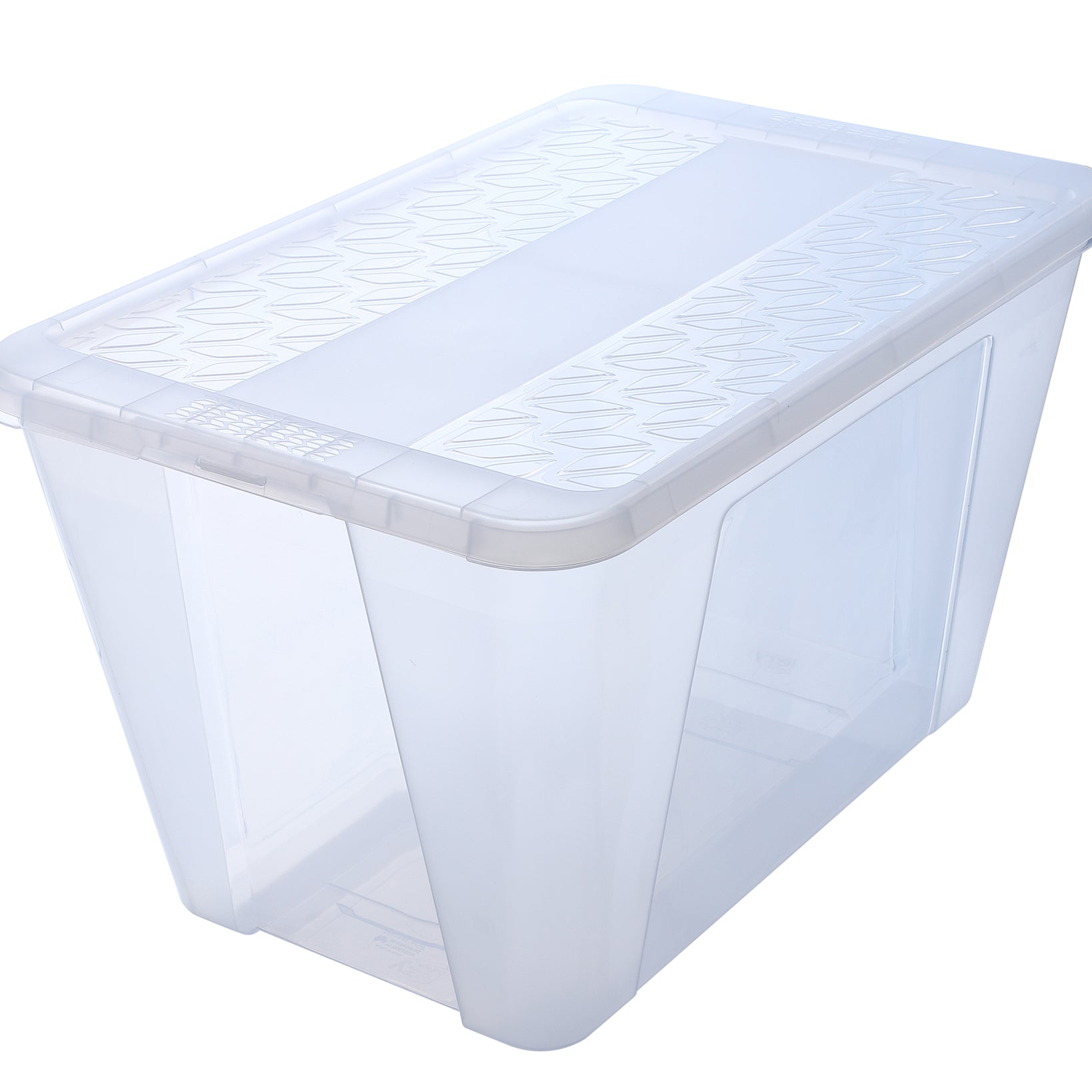 50L Snap Lock Storage Box Clear