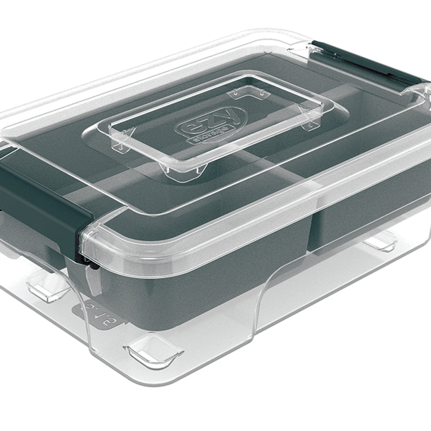 1.5Ltr Sort It Container With Insert Tray Clear