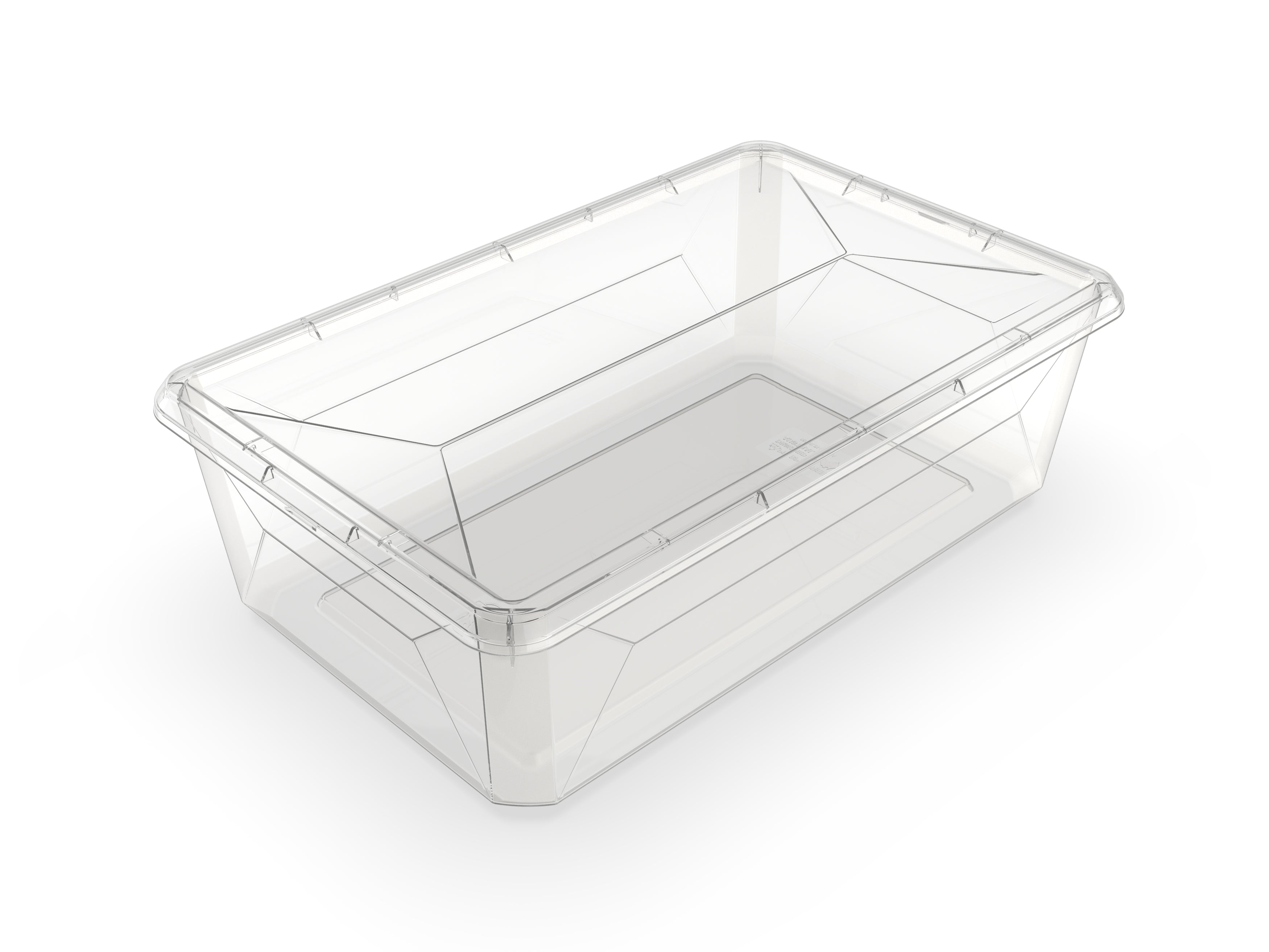 Home Karton 6.5L Rectangle Shoe Box Clear